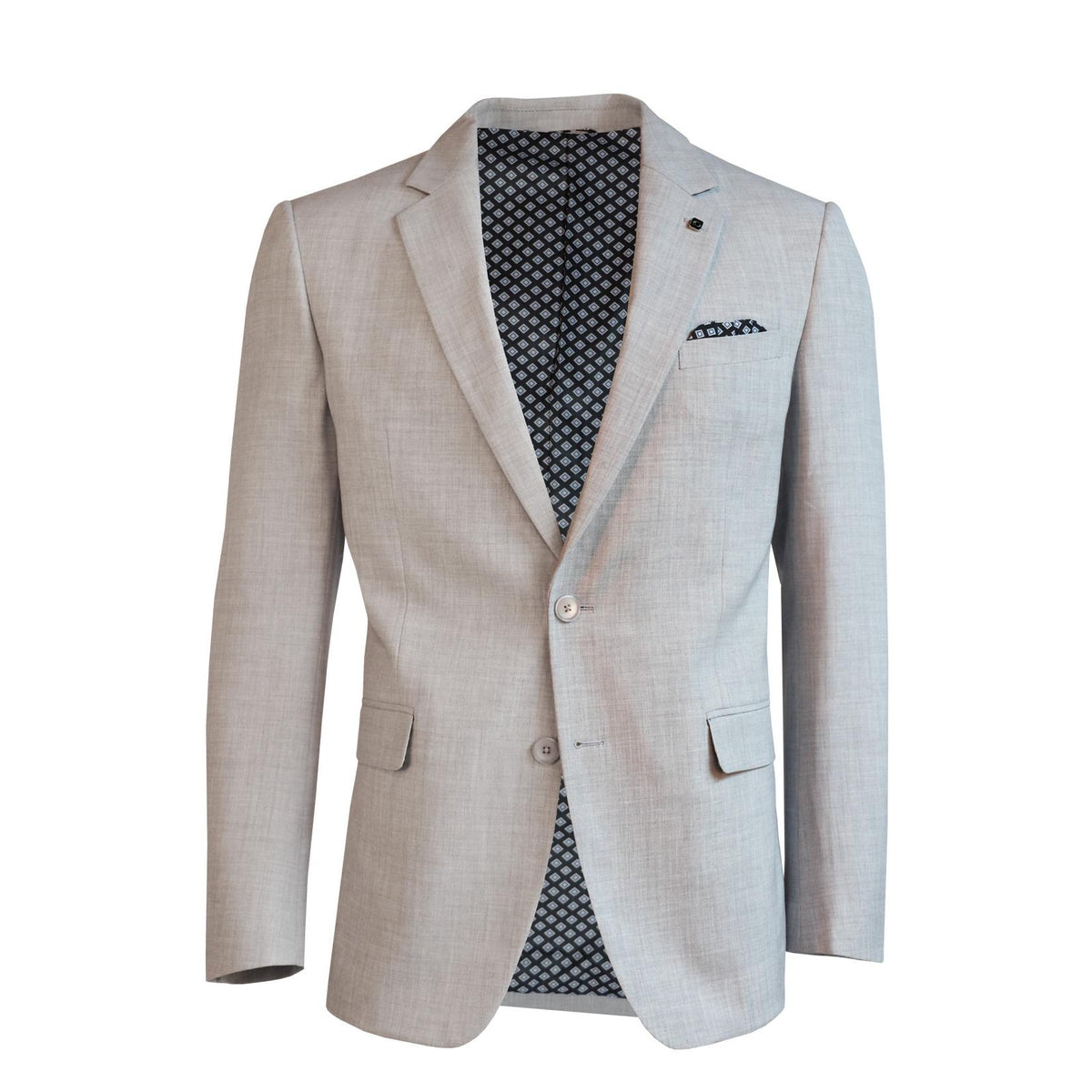 Maldo Ensemble veston et pantalon gris texturé pour homme – Victor Victoria